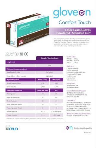 Gloven Latex Examination Gloves At ₹ 220box Latex Examination Gloves
