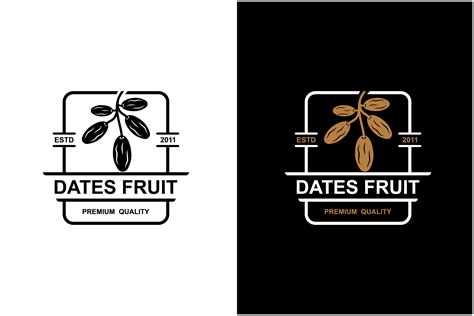 Dates Fruit Logo Image Graphic By Acillia Eggi Saputri · Creative Fabrica