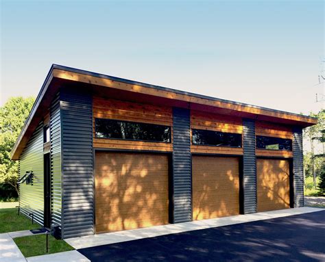 Plan 62636dj Modern Garage Plan With 3 Bays Modern Garage Garage