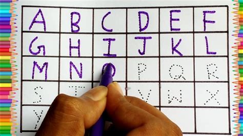 Latihan Abc Prasekolah Abc Tadika Kadena Suki