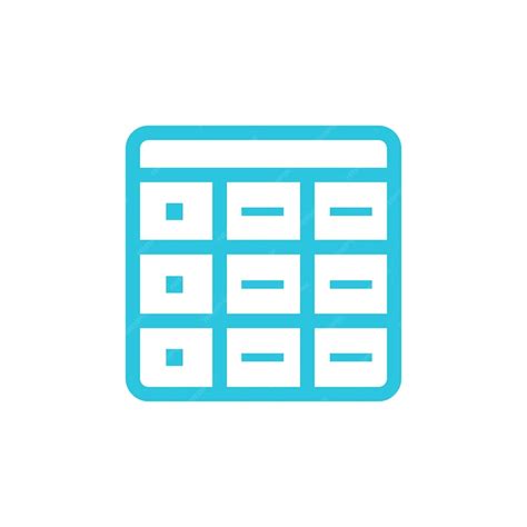 Premium Vector Cells Data Table Icon From Blue Icon Set Premium Vector Cells Data Table Icon From Blue Icon Set