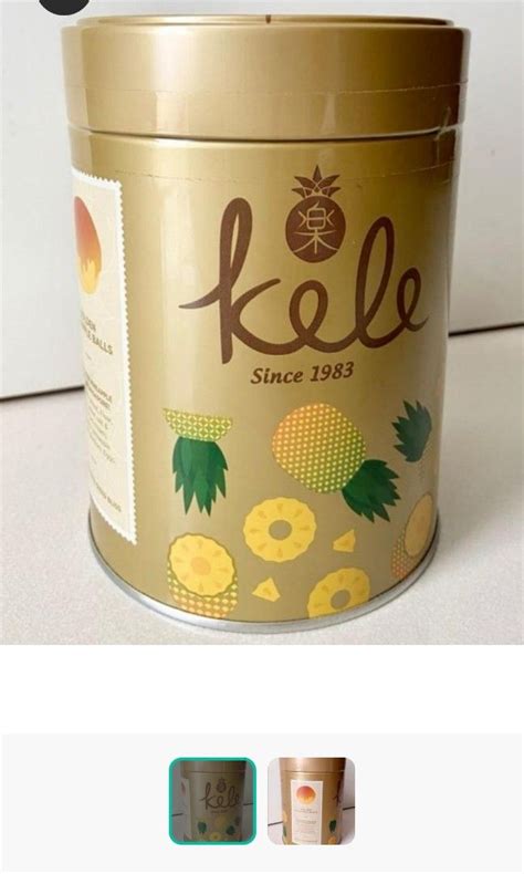 Kele Pineapple Tarts Balls Cny 2024 Food And Drinks Local Eats On Carousell