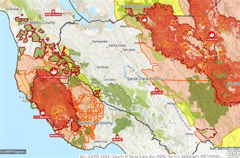 Combined Fire Map With Evacuation Zones 2020 Live In Los Gatos Blog