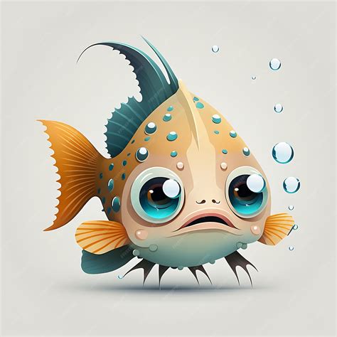 Premium Photo Cute Catfish Colorful Cartoon Vector Art