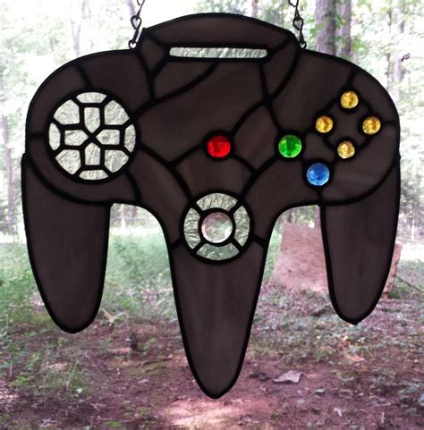 N64 Stained Glass Controller By Cellocalypse On Deviantart