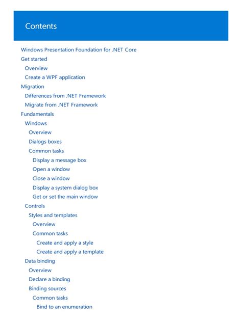 Wpf Documentation Inglés Pdf Windows Presentation Foundation