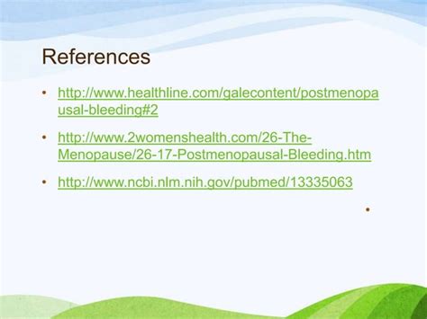 Postmenopausal Uterine Bleeding Pptx Reproductive Health Diseases