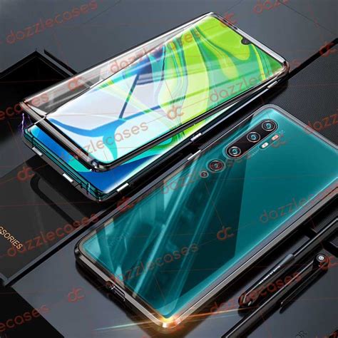 Mi Note 10 3rd Gen Magnetic Case With Dual Glass On Front And Back Cover