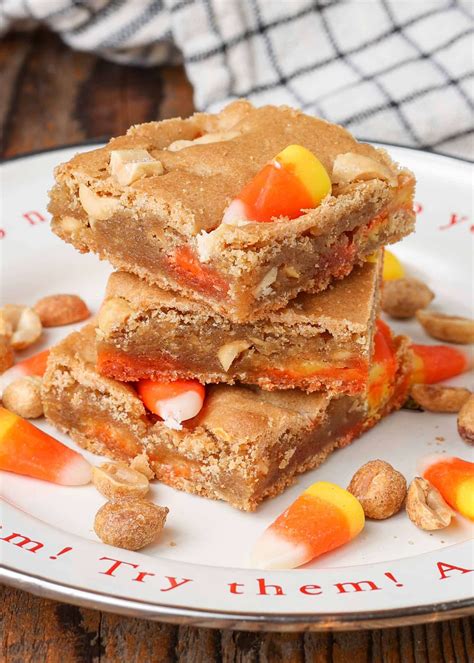 Candy Corn Blondies Chocolate With Grace
