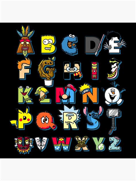 Abc Nerd T Shirt Poster For Sale By Seaurchin58 Redbubble