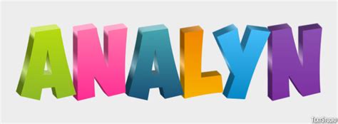 Analyn Multi Color For The New Year Text Effect Generator