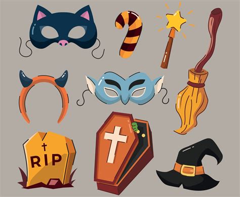 Set Of Haloween Element
