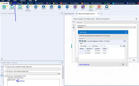 solved drop down list not working alteryx community