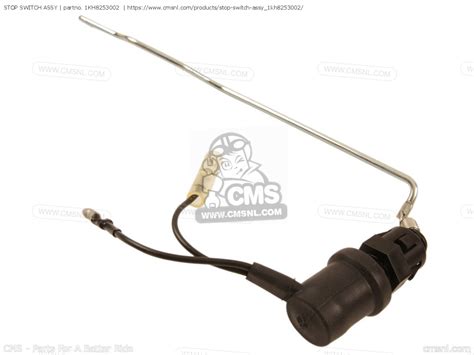 1kh8253002 Stop Switch Assy Yamaha Buy The 1kh 82530 02 At Cmsnl