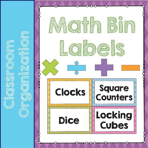 Math Bin Labels Math Task Cards Math Intervention Math Lessons