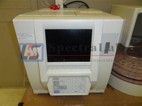Shimadzu Toc Vcsn Total Organic Carbon Analyzer With Asi V Autosampler
