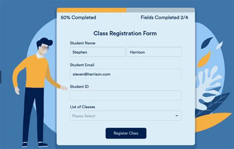 Sample Class Registration Forms
