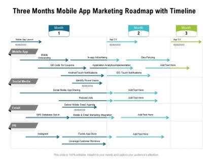 Mobile App Roadmap SlideTeam