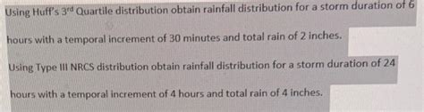 Solved Using Huffs 3rd Quartile Distribution Obtain
