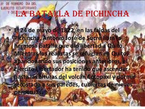 La Batalla De Pichincha Pptx