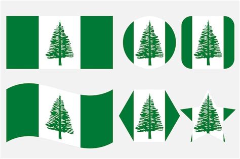 Norfolk Island Country Flag Vectors And Illustrations For Free Download