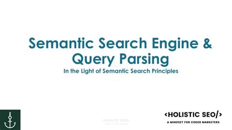 Semantic Search Engine Semantic Search And Query Parsing With Phrases