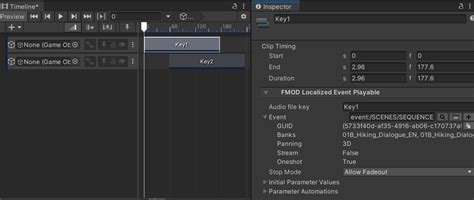 Preview Timelines And Fmod Localized Audio Tables Unity Fmod Forums