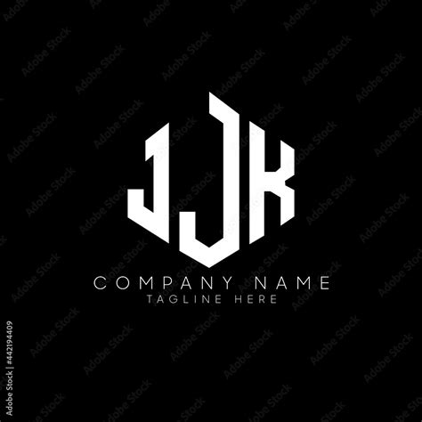 Jjk Letter Logo Design With Polygon Shape Jjk Polygon Logo Monogram Jjk Cube Logo Design Jjk