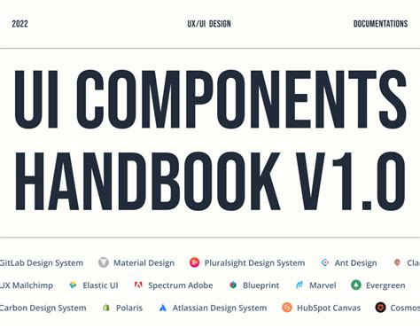 UI Components Handbook V1 0 On Behance