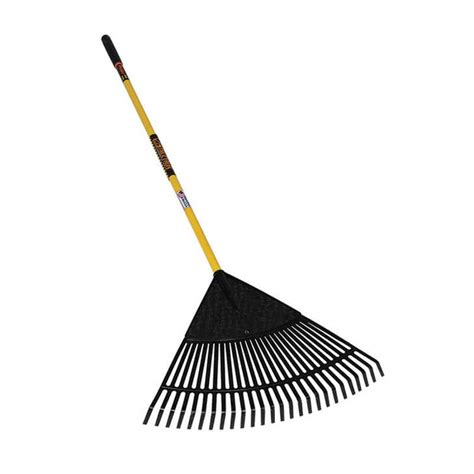 Structron 24 Poly Leaf Rake With 51 Fiberglass Handle
