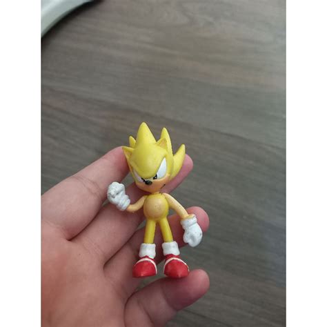 Jual Action Figure Sonic Kuning Yellow Sega Second Loose Shopee Indonesia