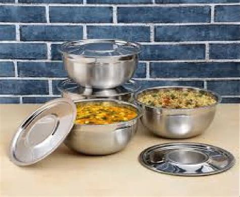 Height 12 Inch Stainless Steel Serving Dishes At ₹ 500 Piece In Mumbai