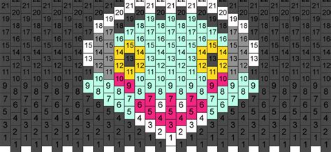 Icky Boo Cuff Pattern Pony Bead Patterns Characters Kandi Patterns