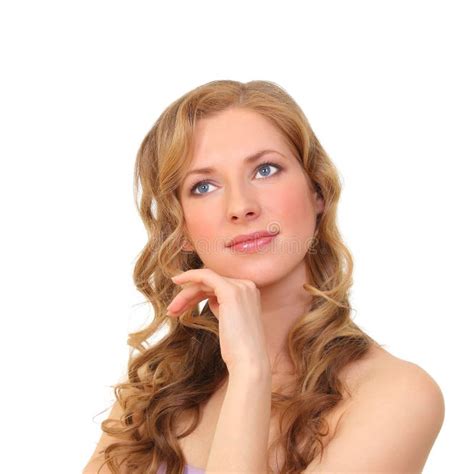 Portrait Of A Beautiful Sweet Girl Stock Image Image Of Looking