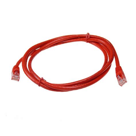 Ntw 5 Cat6 Snagless Unshielded Utp Network Patch Cable Red