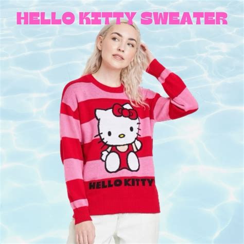 Hello Kitty Sweaters Nwt Hello Kitty Graphic Sweater Poshmark
