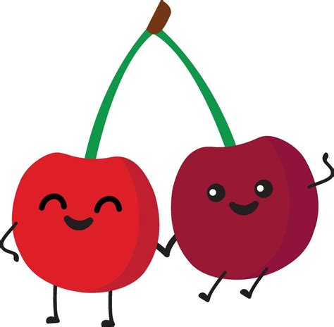 Cherry Character Design 44536672 Vector Art At Vecteezy