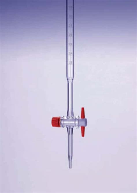 Pyrex Labware Class B Borosilicate Glass Burette With Ptfe Key 100 Ml