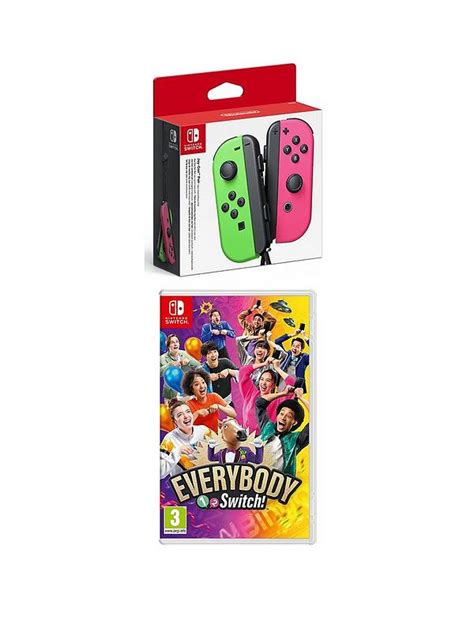 Nintendo Switch Nintendo Switch Green And Pink Joy Con Twin Pack