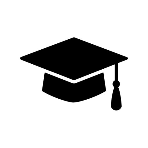 Graduation Cap Svg 10 File Format Bundle Grad Hat Silhouette For
