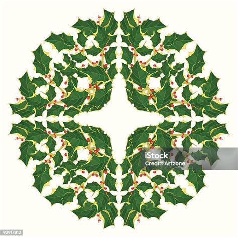 Karangan Bunga Holly Ilustrasi Stok Unduh Gambar Sekarang Agama Subjek Bentuk Silang