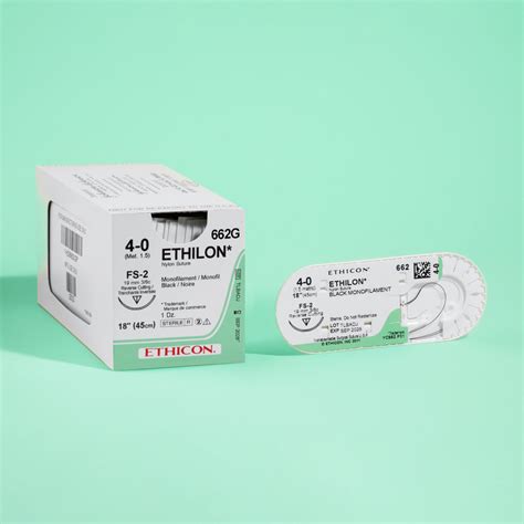 4 0 Ethilon Black 18 Fs 2 Needle 662g Pronorth Medical