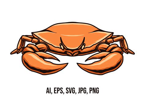 Crab Vector Drawing Graphic By Raulyufitraf · Creative Fabrica