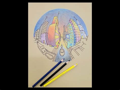 How To Draw In 5 Point Perspective An Easy And Fun Art Lesson Bruce