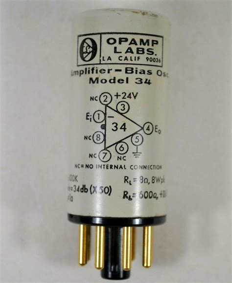 Opamp Labs Amplifier Bias Oscillator Model 34 Rare 4700039946
