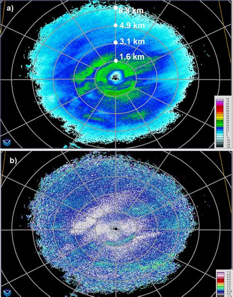 Ppi Scans Of A Base Reflectivity Dbz And B Differential