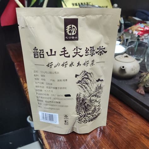 韶山毛尖绿茶100克韶山毛公毛尖信阳毛尖韶山毛公茶厂袋子新茶虎窝淘