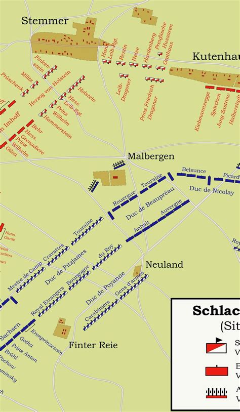 Map Of The Battle Of Schland