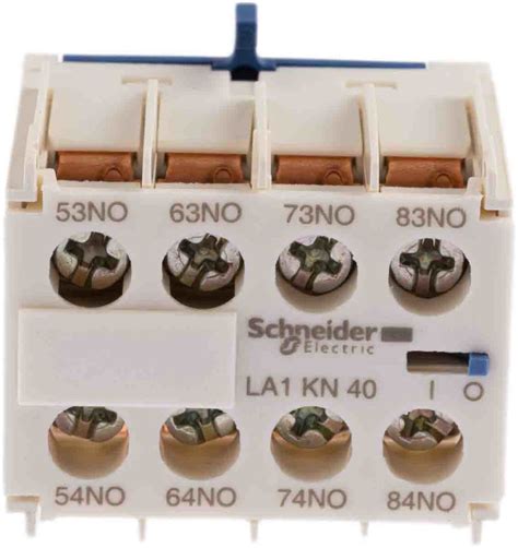 Schneider Electric Auxiliary Contact 4no 4 Contact Front Mount 10