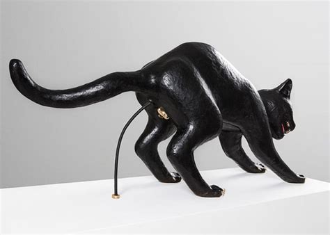 Studio Jobs Pussy Cats Sculptures Capture Aggressive Feline Behaviour